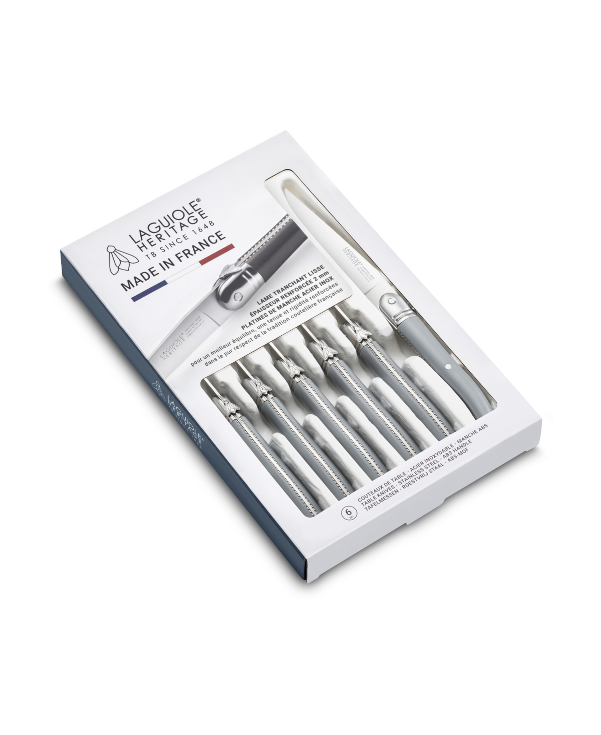 Click here for Laguiole Heritage Stainless Steel 6-Piece Steak Kn... prices