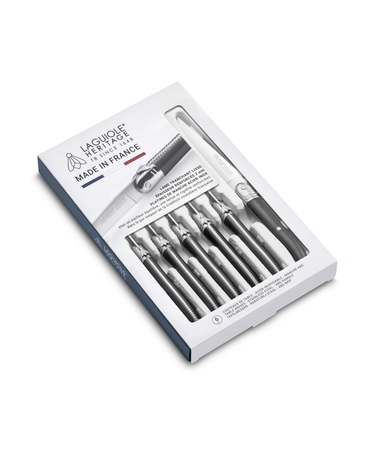 Click here for Laguiole Heritage Stainless Steel 6-Piece Steak Kn... prices
