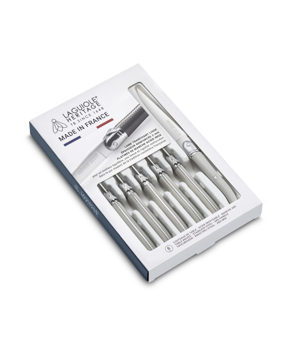 Click here for Laguiole Heritage Stainless Steel 6-Piece Steak Kn... prices