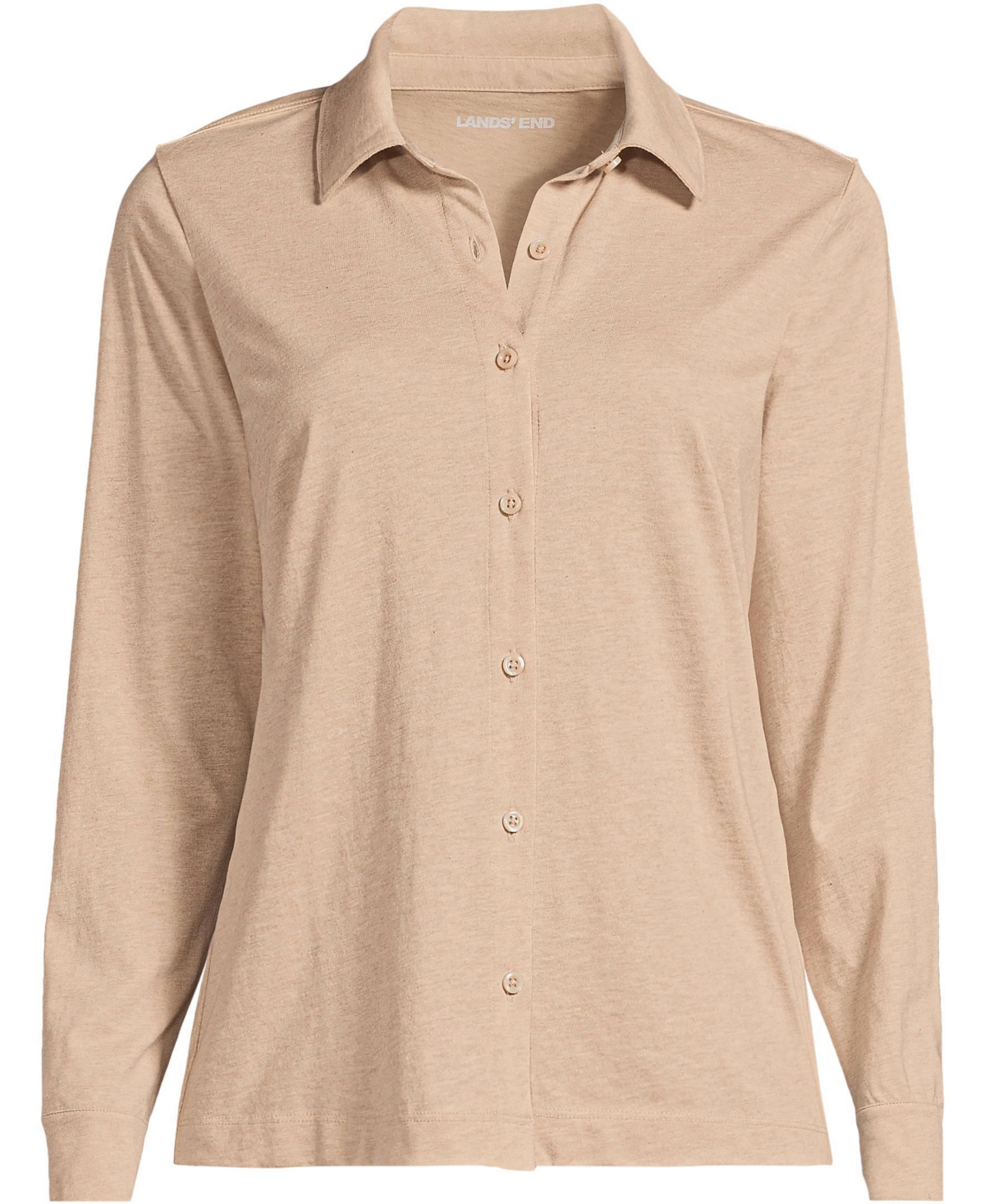 Click here for Lands End Womens Long Sleeve Supima Cotton Relaxed... prices