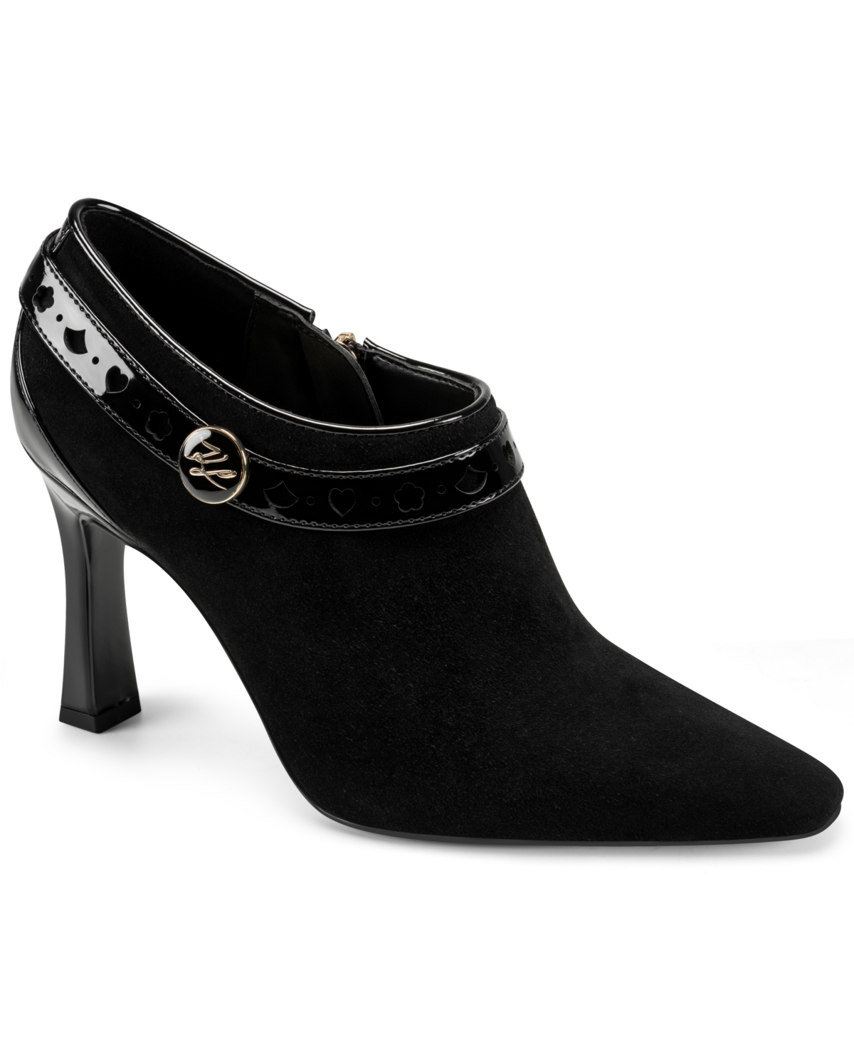 Click here for Karl Lagerfeld Paris Womens Shaina Heeled Zipper B... prices