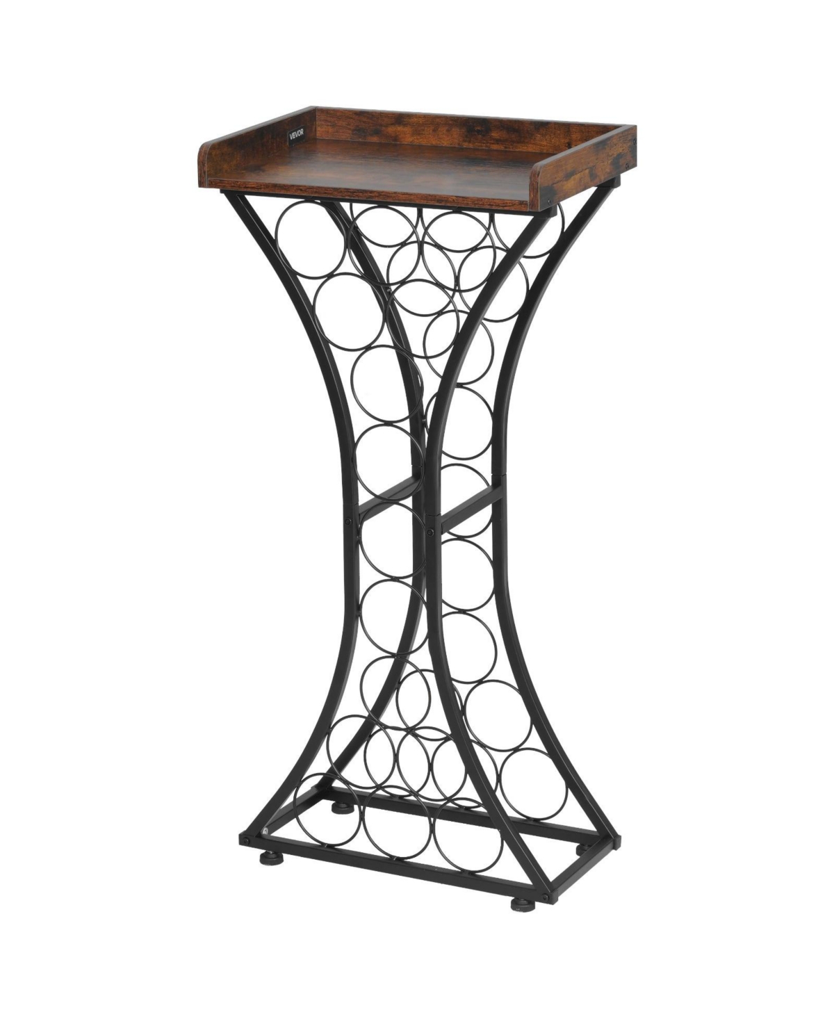 Click here for Slickblue Wine Bottle Storage Rack with Wood Table... prices