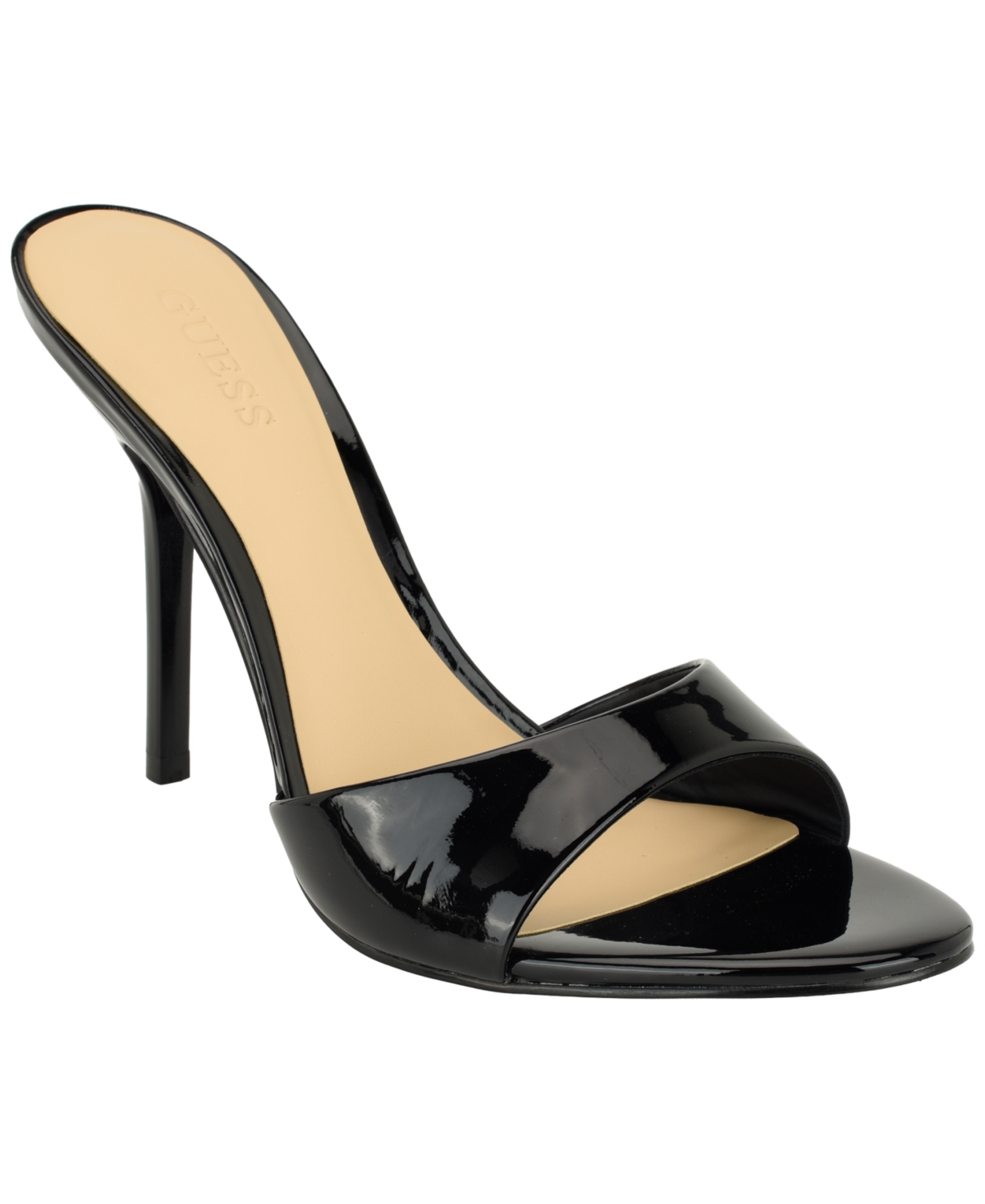 Click here for Guess Womens Manzy Leather Slide Stiletto Dress Sa... prices