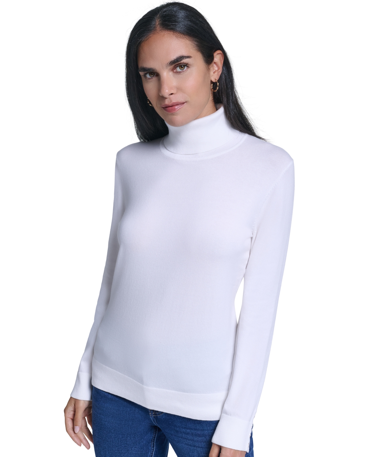 Click here for Nautica Womens Solid Long-Sleeve Turtleneck Sweate... prices