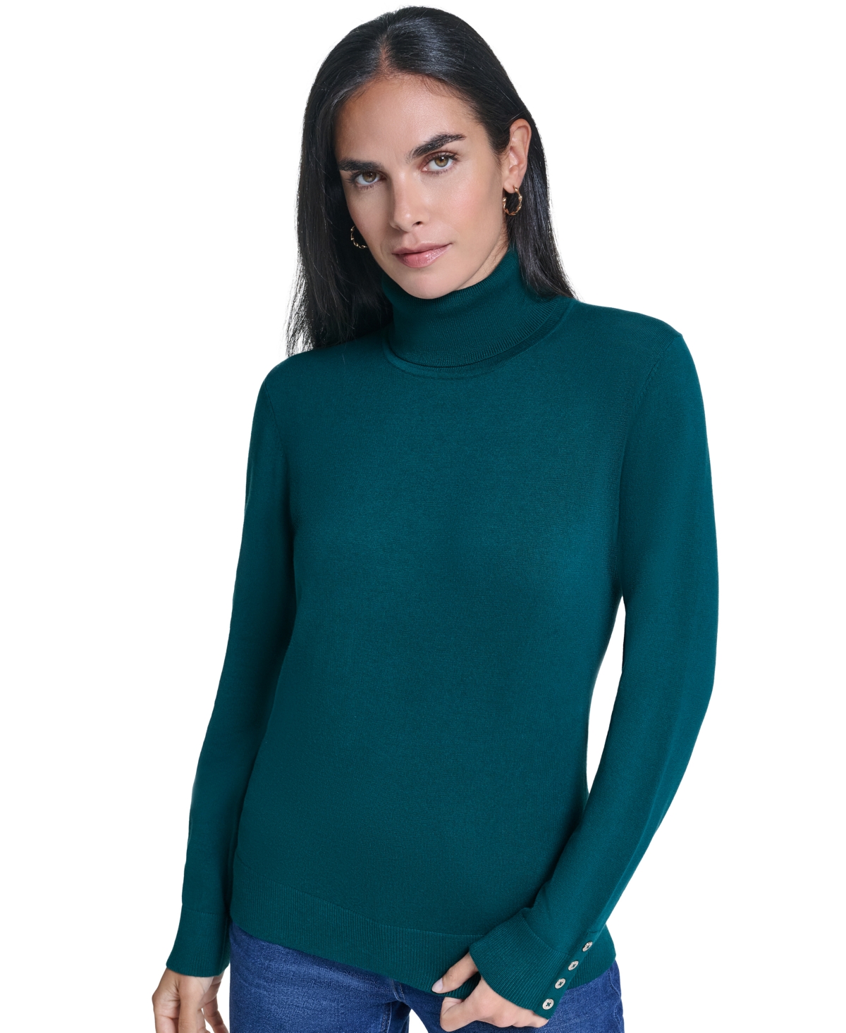 Click here for Nautica Womens Solid Long-Sleeve Turtleneck Sweate... prices