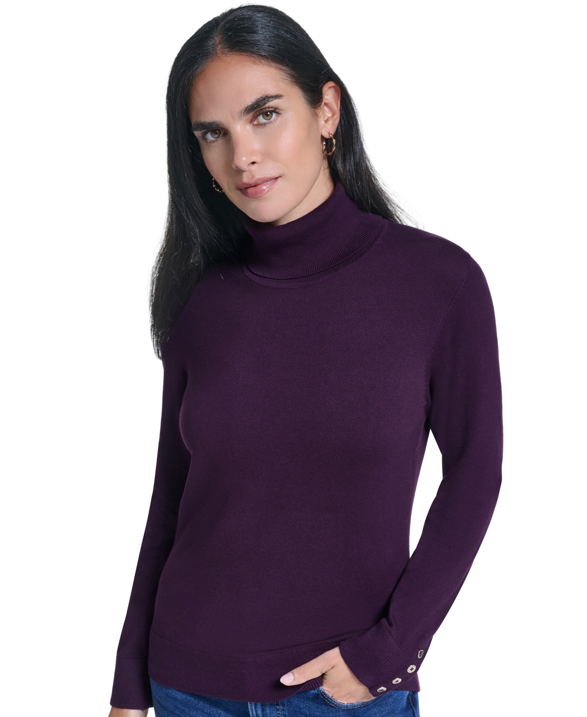 Click here for Nautica Womens Solid Long-Sleeve Turtleneck Sweate... prices