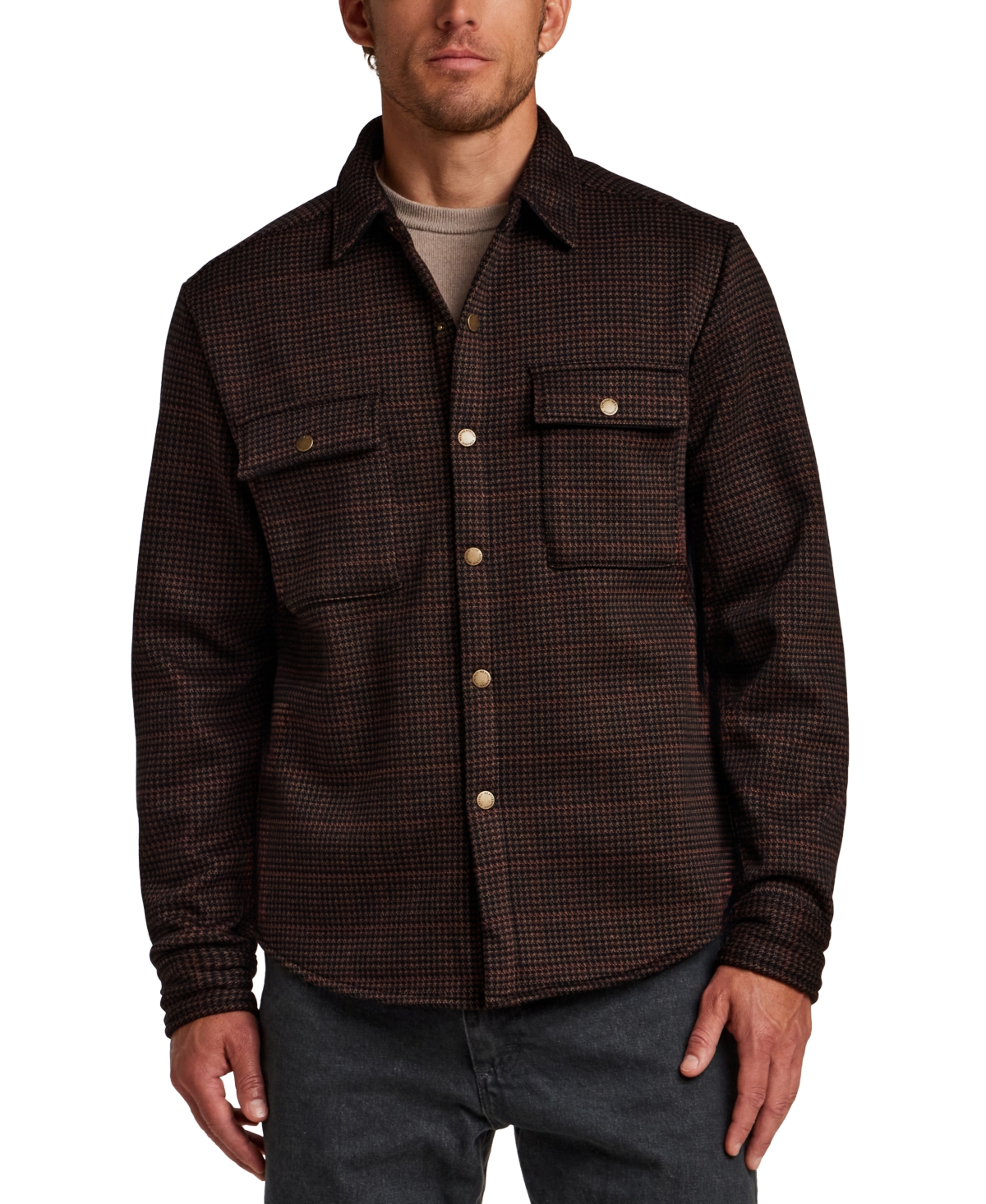 Click here for Weatherproof Vintage Mens Vintage Knit Check Shirt... prices