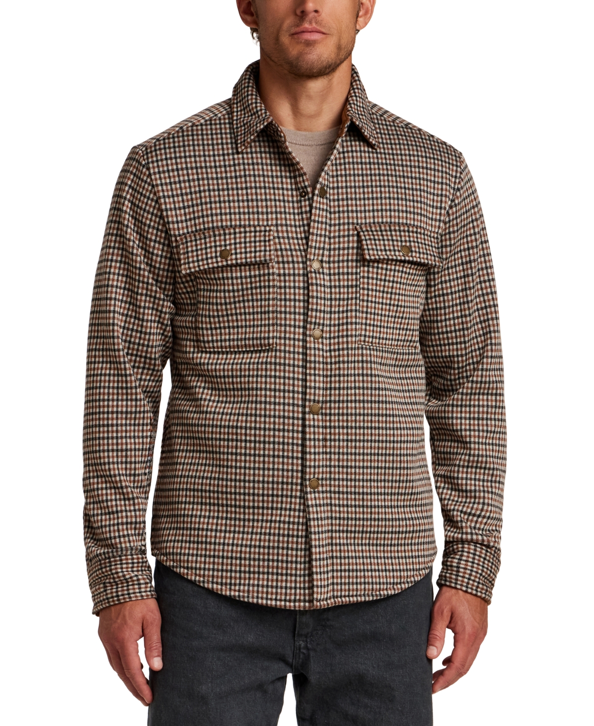 Click here for Weatherproof Vintage Mens Vintage Knit Check Shirt... prices