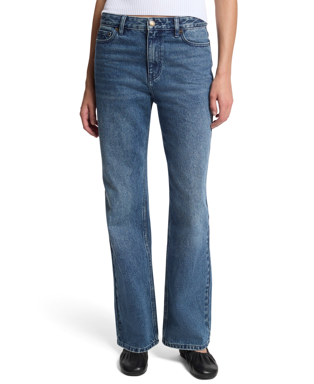 Click here for Michael Kors Womens Alice High-Waisted Straight-Le... prices