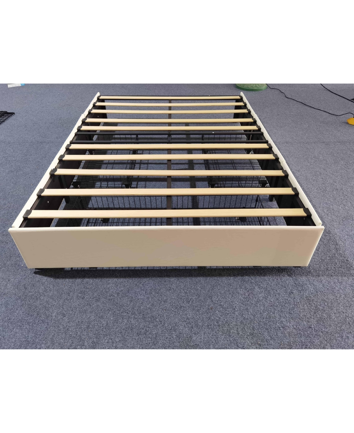 Click here for Gaomon Upholstered Metal Platform Bed Frame with U... prices