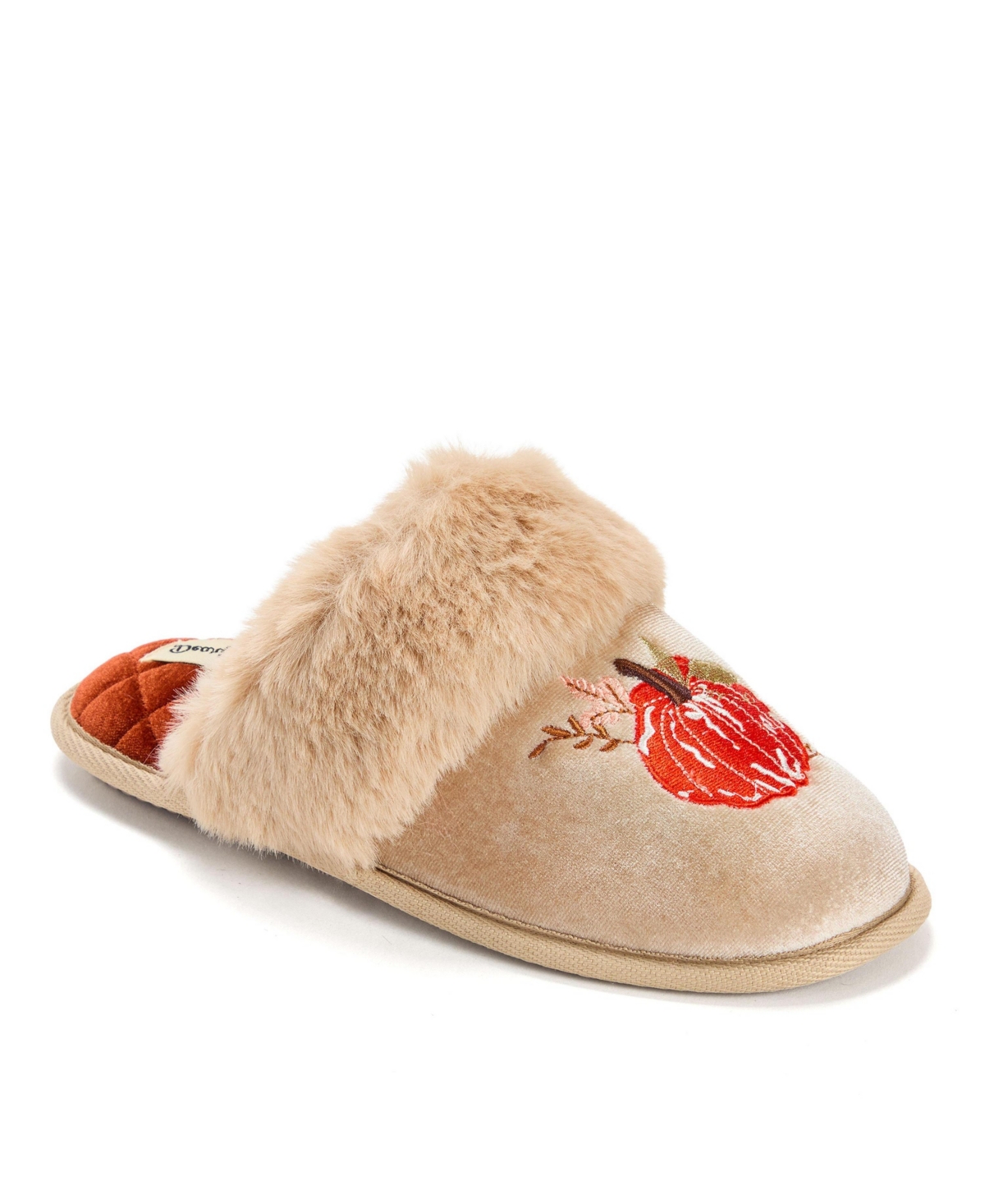 Click here for Dearfoams Womens Halloween Velour Scuff Slippers -... prices