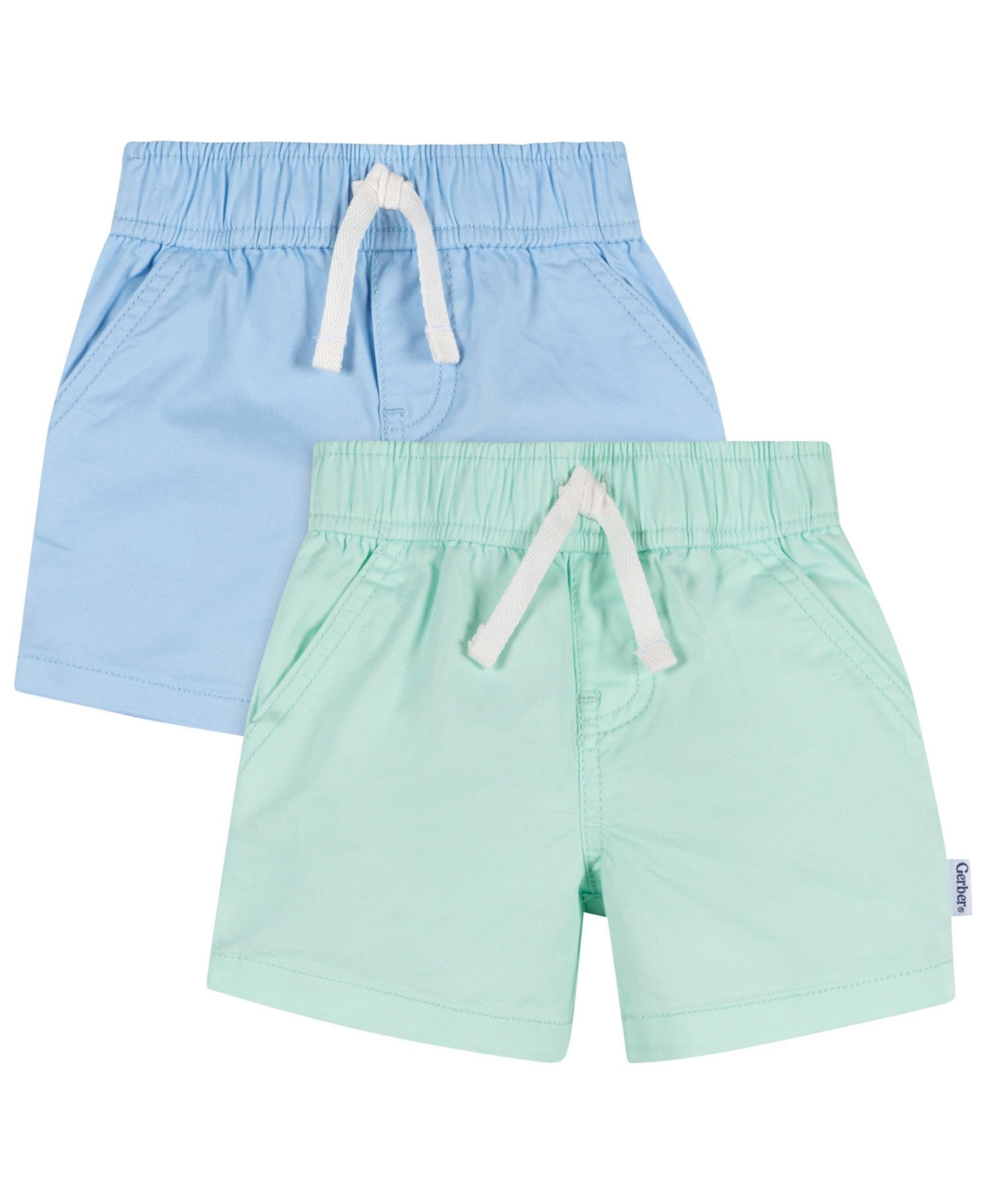 Click here for Gerber Baby Boys 2-Pack Shorts  0-3 Months - Green prices