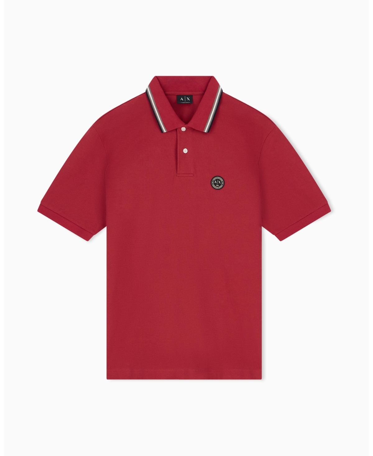 Click here for A|X Armani Exchange Mens Short Sleeves Pique Tippi... prices