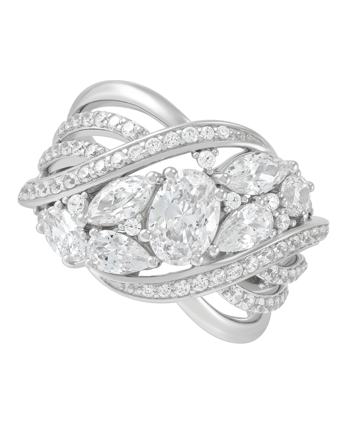 Click here for Arabella Cubic Zirconia (4-1/5 ct. t.w.) Ring in S... prices