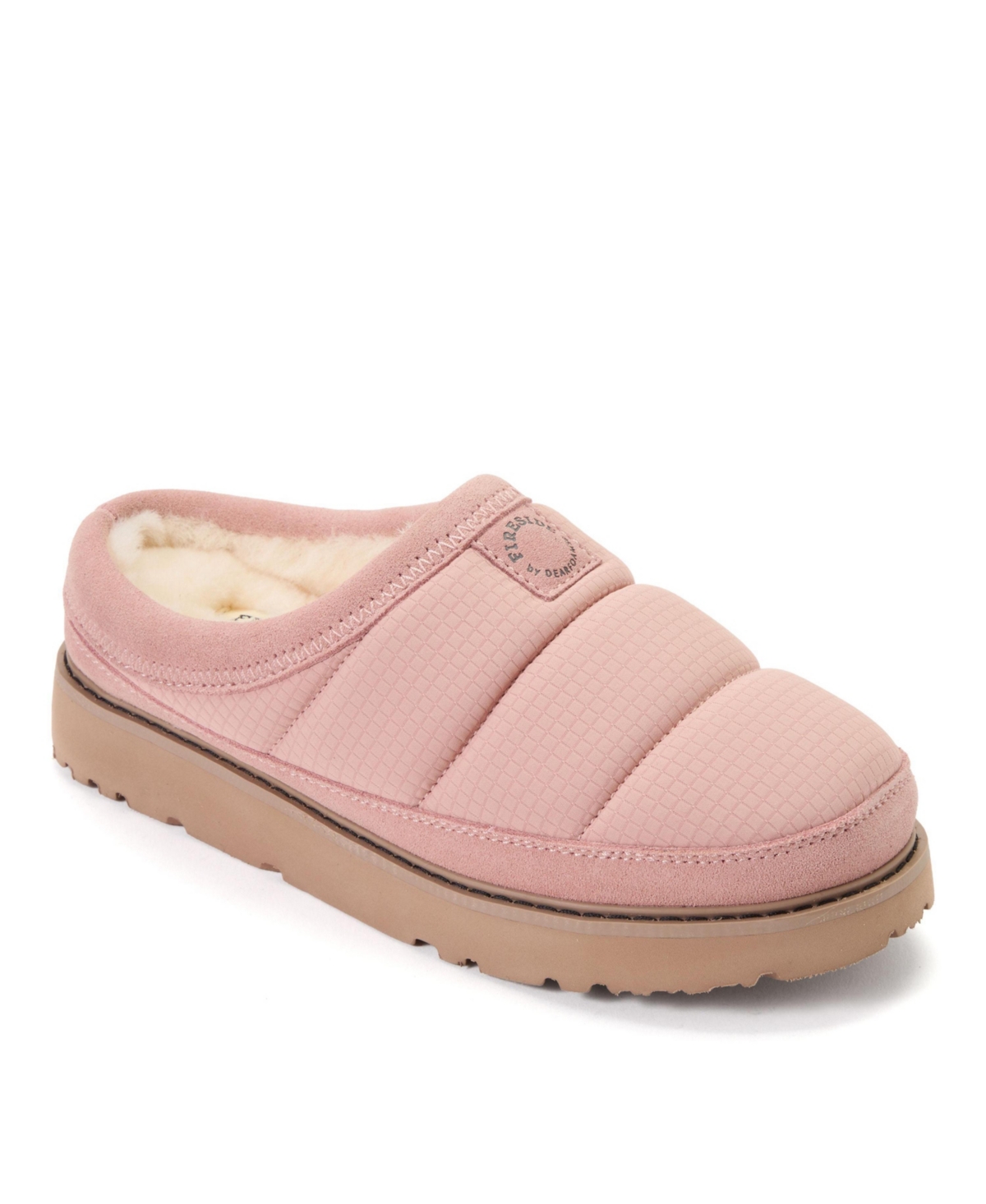 Click here for Dearfoams Womens Fireside by Greta Sport Nylon Puf... prices