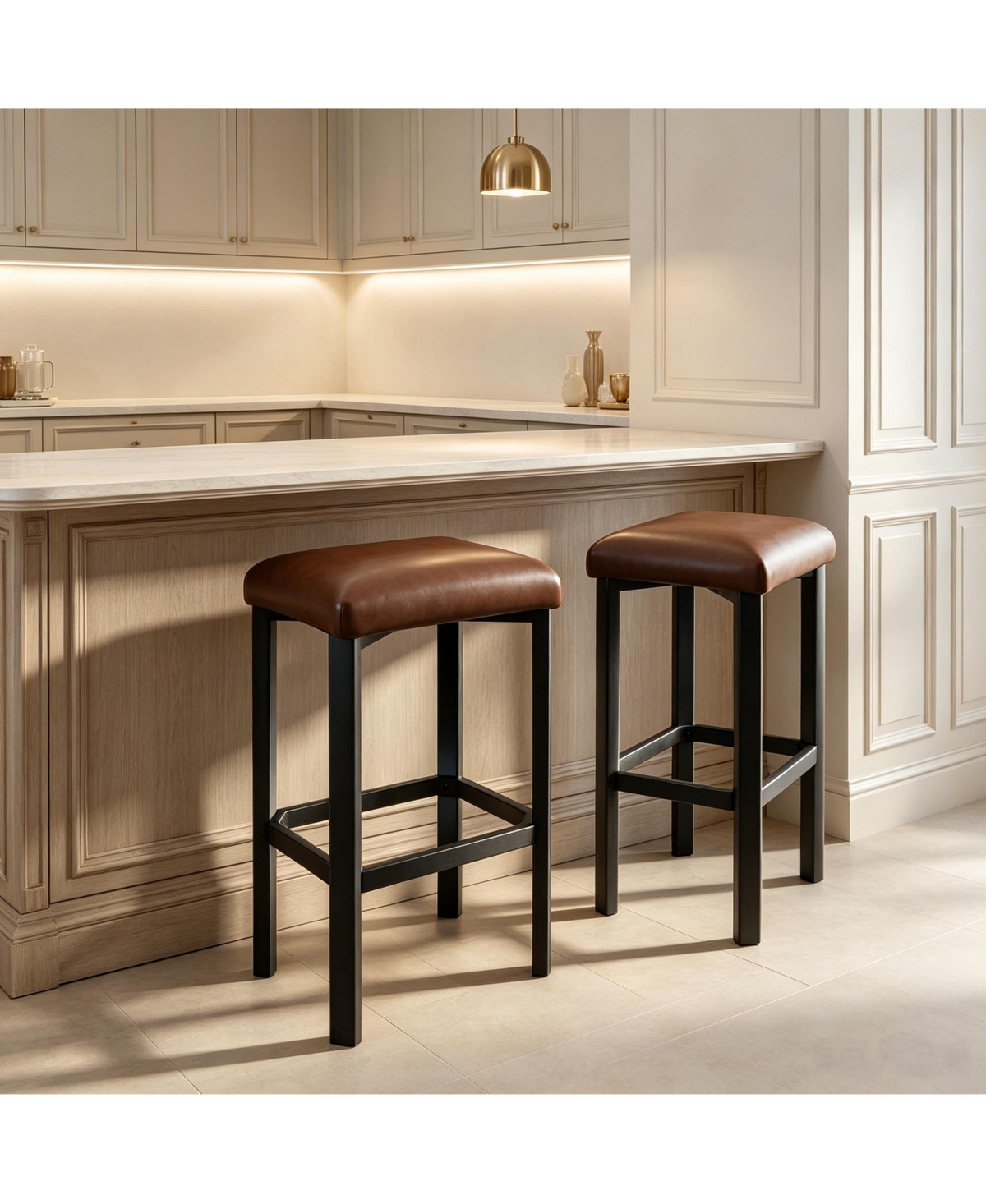 Click here for 25 H x 16 W Set of 4/Set of 2 Square Bar Stools wi... prices