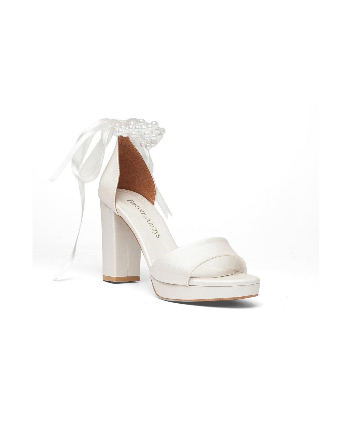 Click here for Prologue Shoes Womens Maera Block Heel Bridal Sand... prices