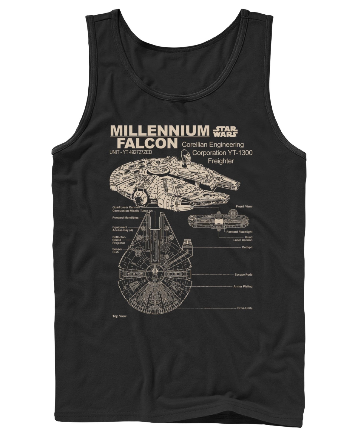 Click here for Fifth Sun Mens Star Wars Millennium Falcon Technic... prices