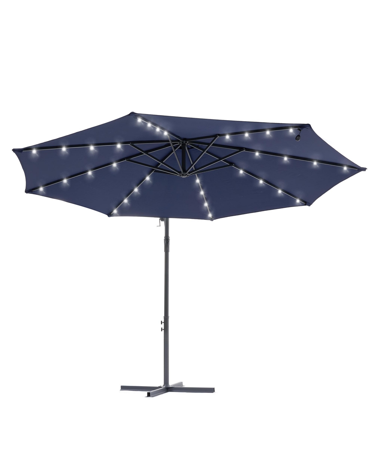 Click here for Sonkuki 10feet Patio Offset Led Umbrella Outdoor H... prices