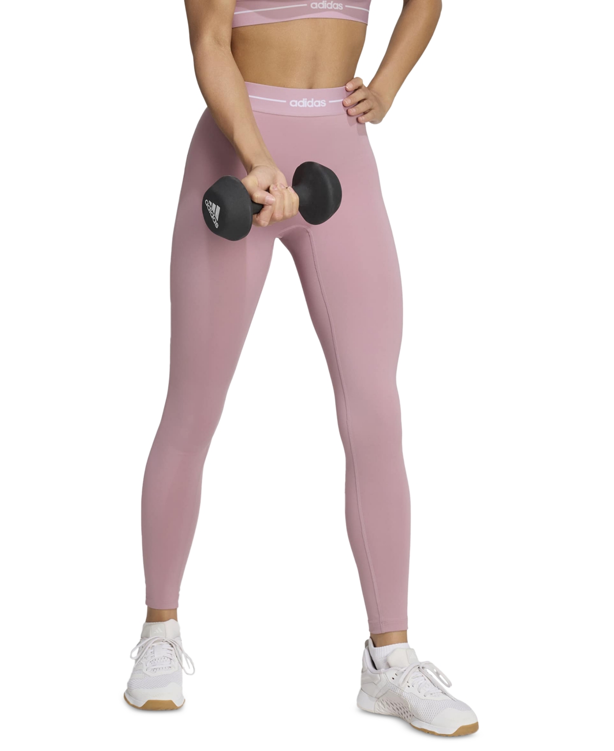 Click here for adidas Womens High-Waist Leggings - Magic Mauve prices