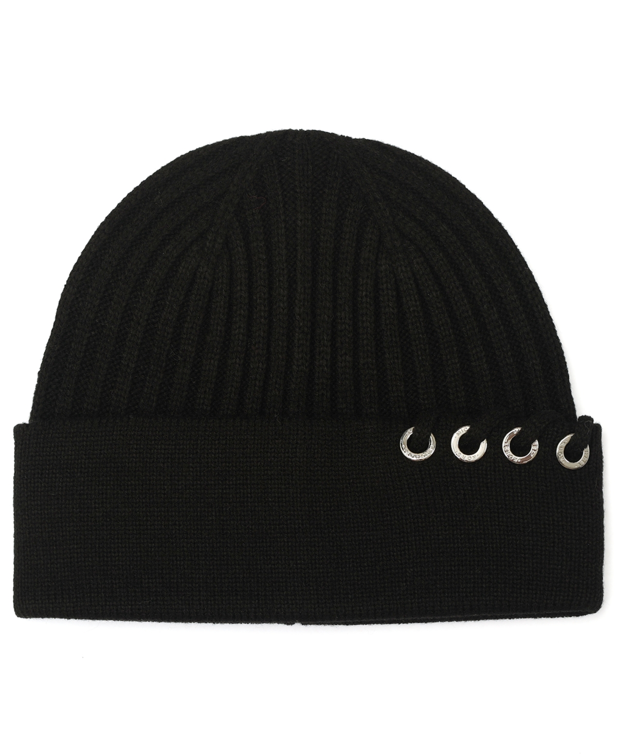 Click here for Michael Michael Kors Grommet Lace Cuff Beanie Hat... prices
