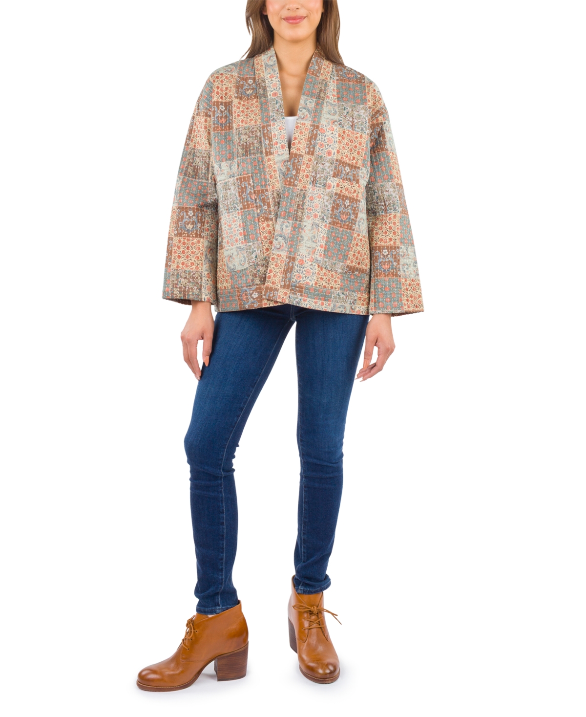 Click here for Patricia Nash Womens Long Kantha Jacket - Nordic P... prices