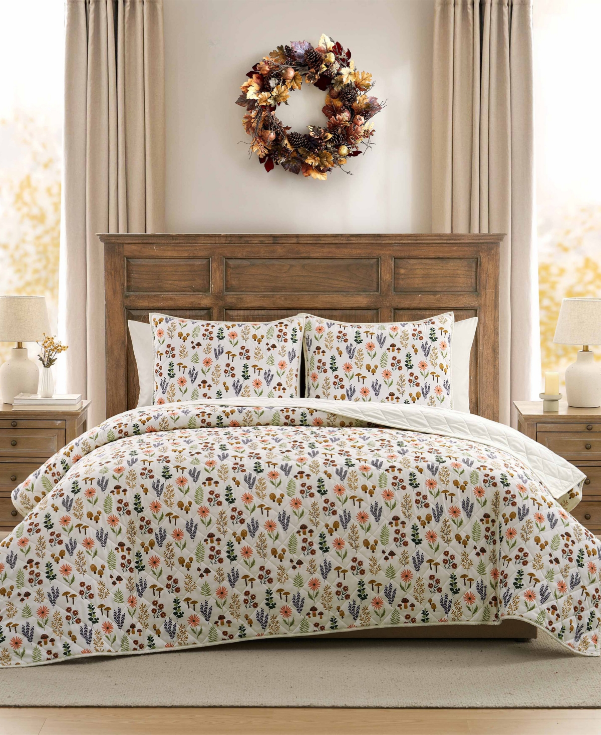 Click here for Hallmark Bedding Hayra Fall 3-Piece Quilt Set  Ful... prices