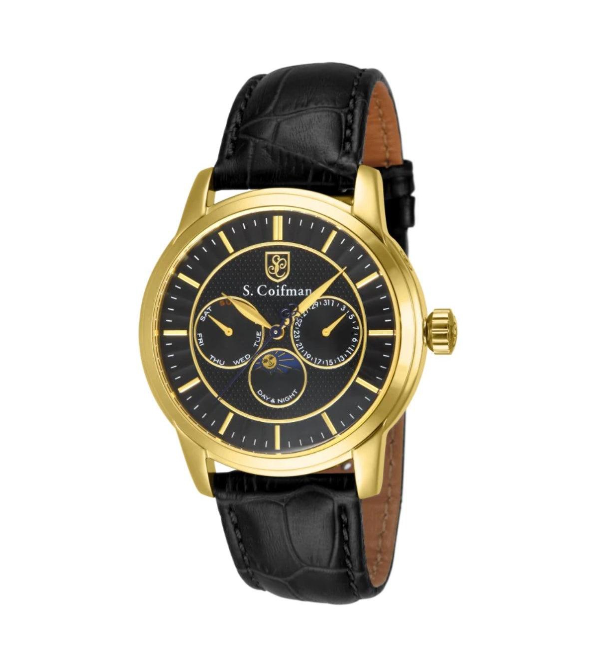 Click here for Invicta S.Coifman Mens Chronograph Dial Leather St... prices