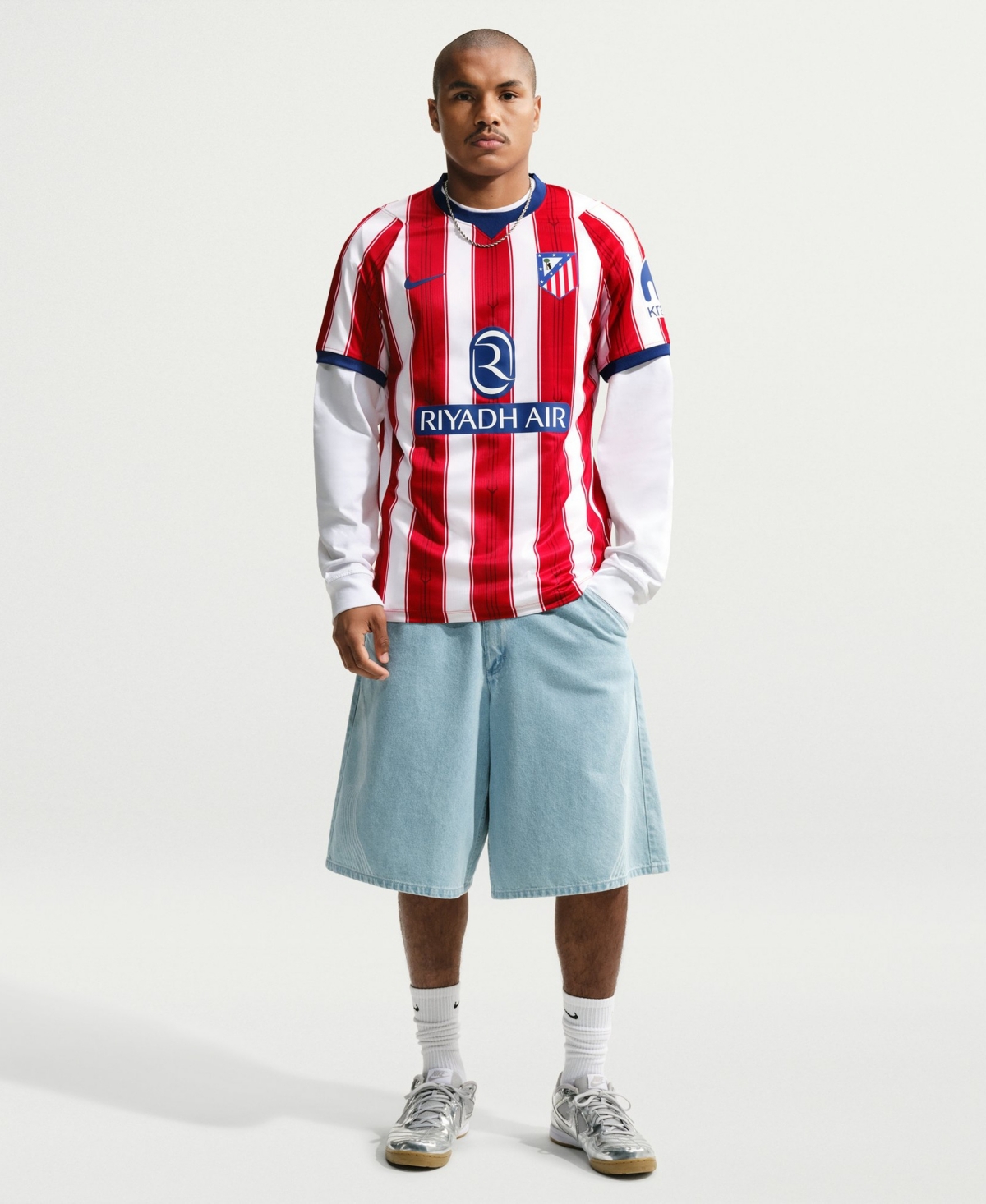 Click here for Nike Mens Red/White Atletico de Madrid 2026/27 Hom... prices