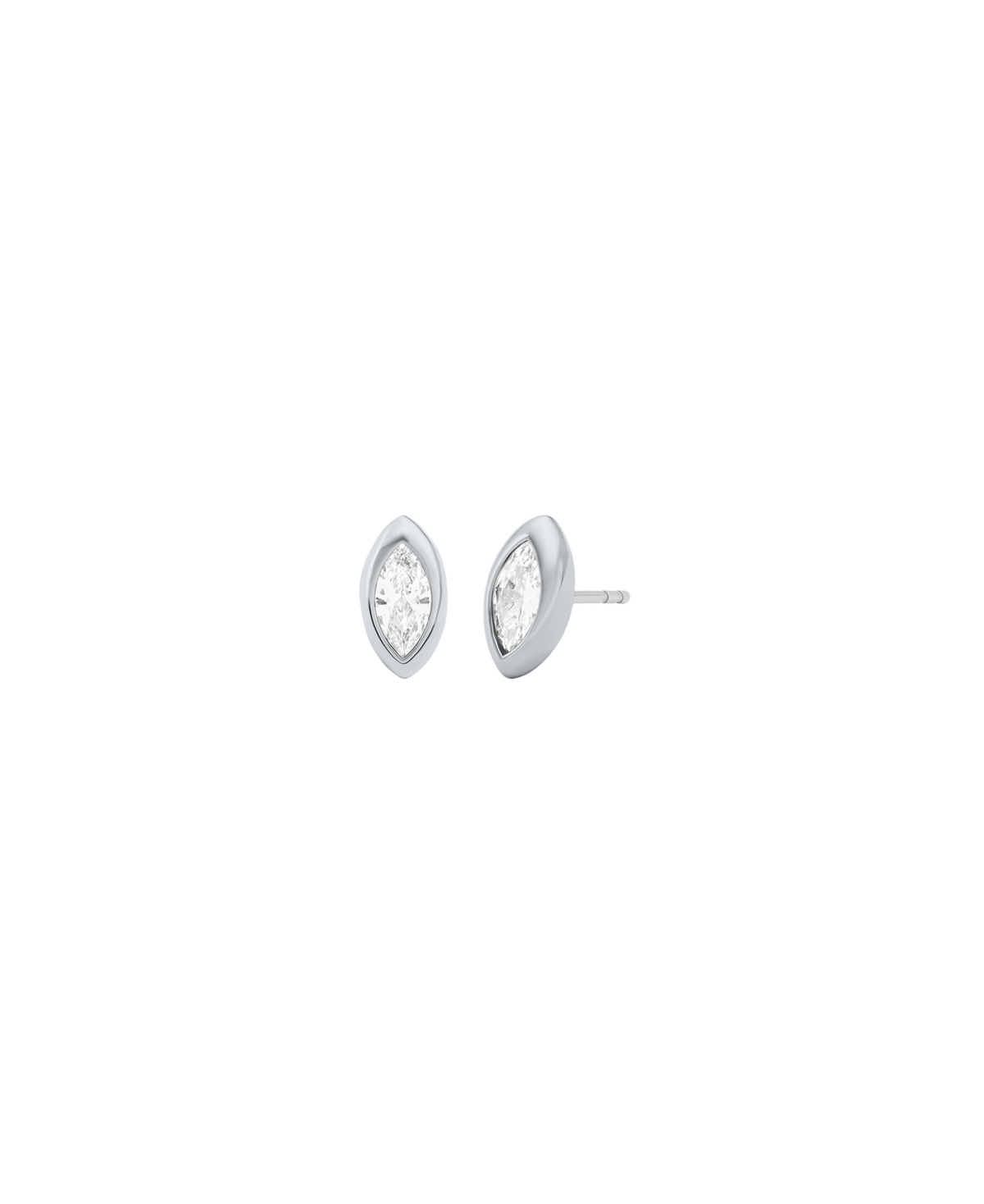 Click here for Michael Kors Bezel-Set Marquise Stud Earrings - Si... prices