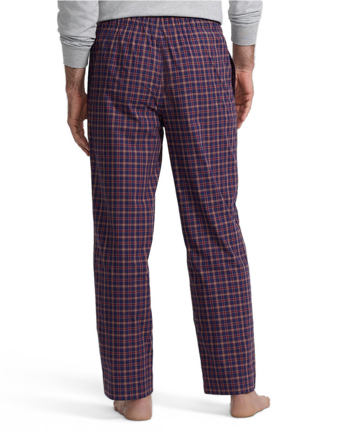 Click here for Lands End Mens Essential Pajama Pant - Rich burgun... prices
