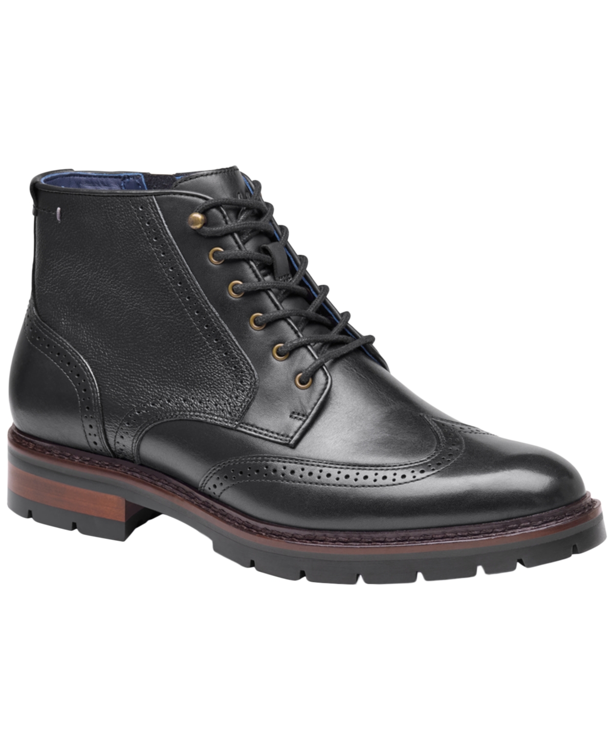 Click here for Johnston & Murphy Mens Xc Flex Cade Wingtip Boots... prices