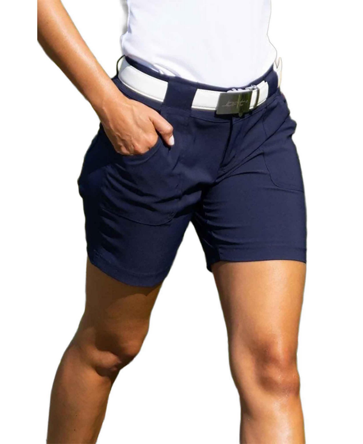Click here for Jofit Womens Everyday Golf Deep Front Pockets Mid-... prices