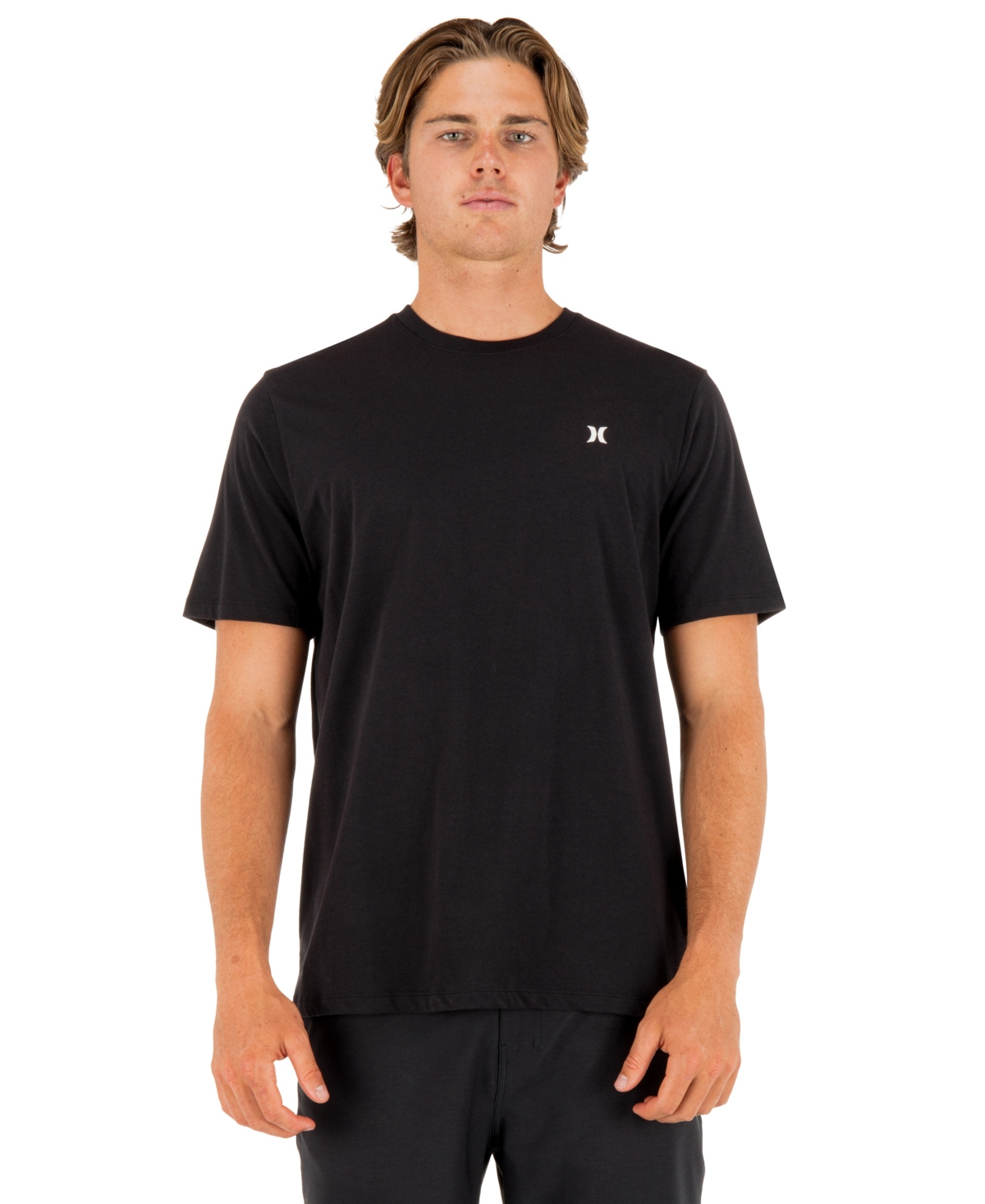 Click here for Hurley Mens Icon Logo At Top Left Chest Crewneck T... prices