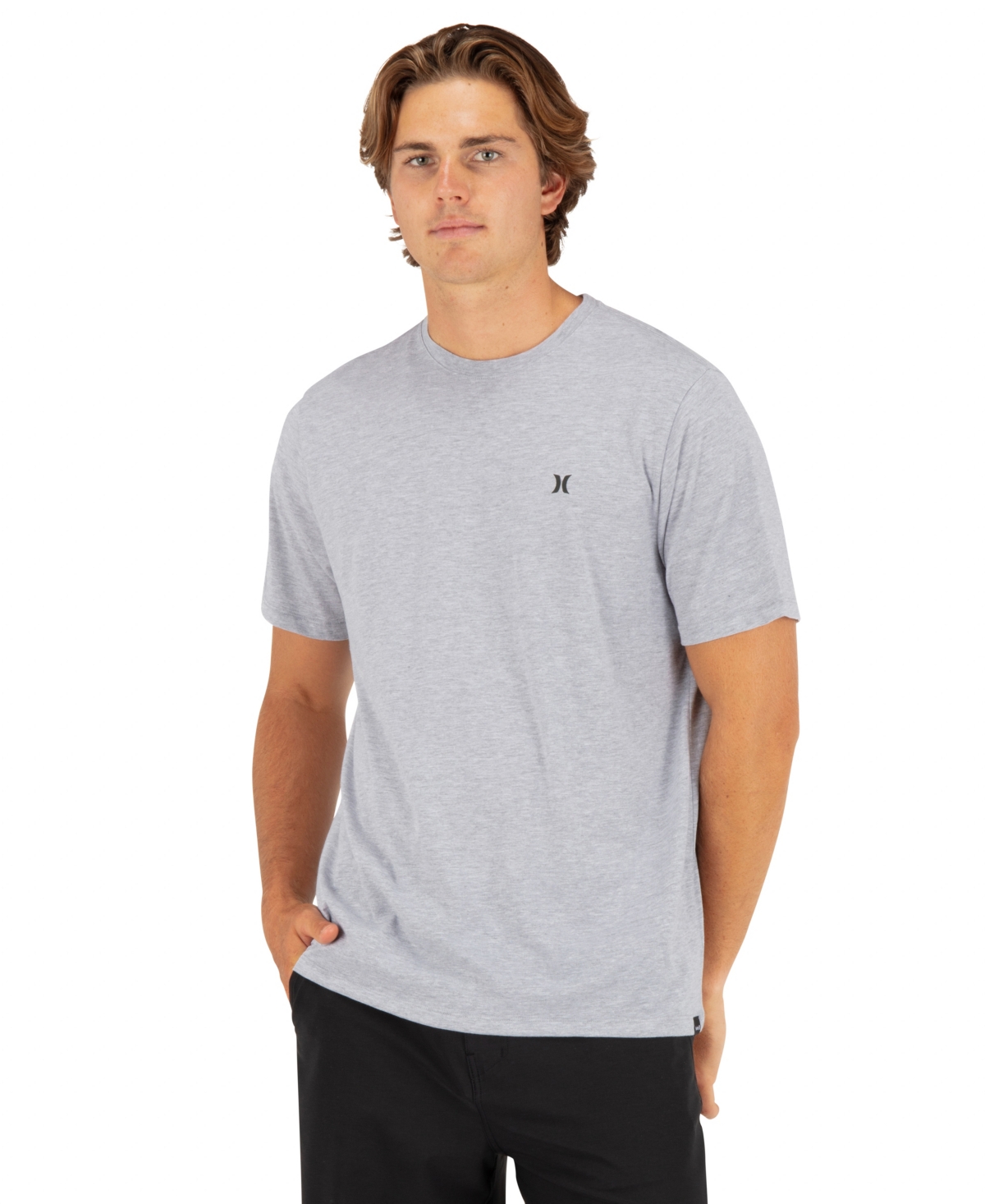 Click here for Hurley Mens Icon Logo At Top Left Chest Crewneck T... prices