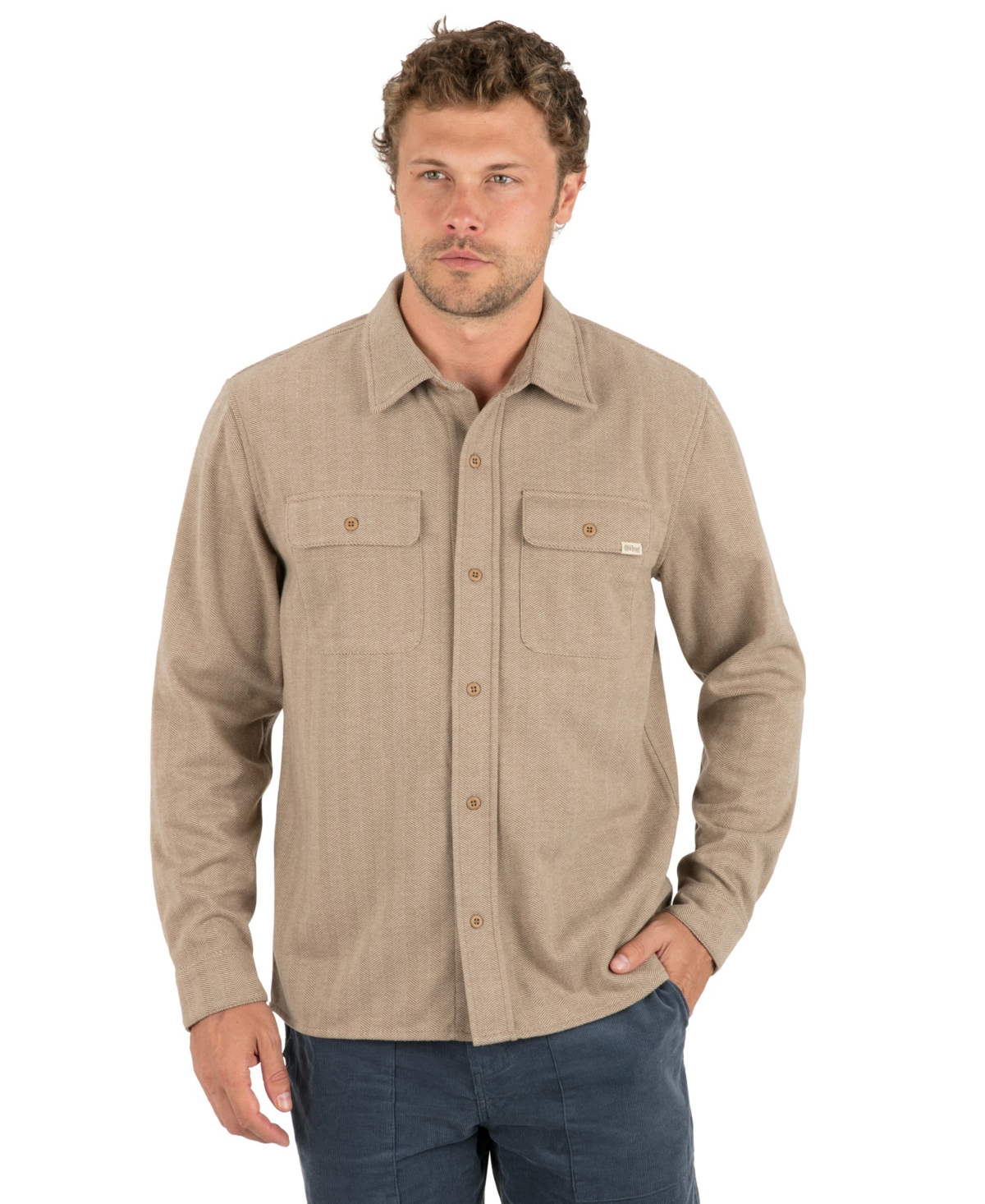 Click here for Hurley Mens Woolsy Flannel Regular-Fit Shirt - Woo... prices