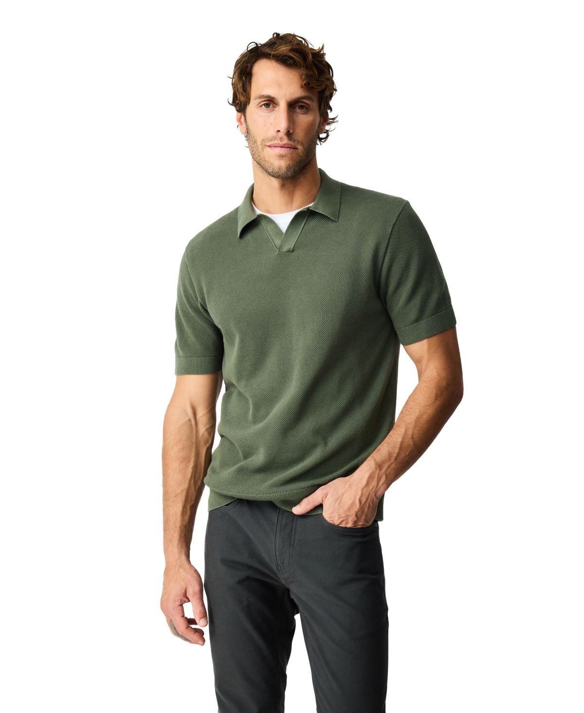 Click here for Rodd & Gunn Mens Avalon Knit Polo Shirt - Forest prices