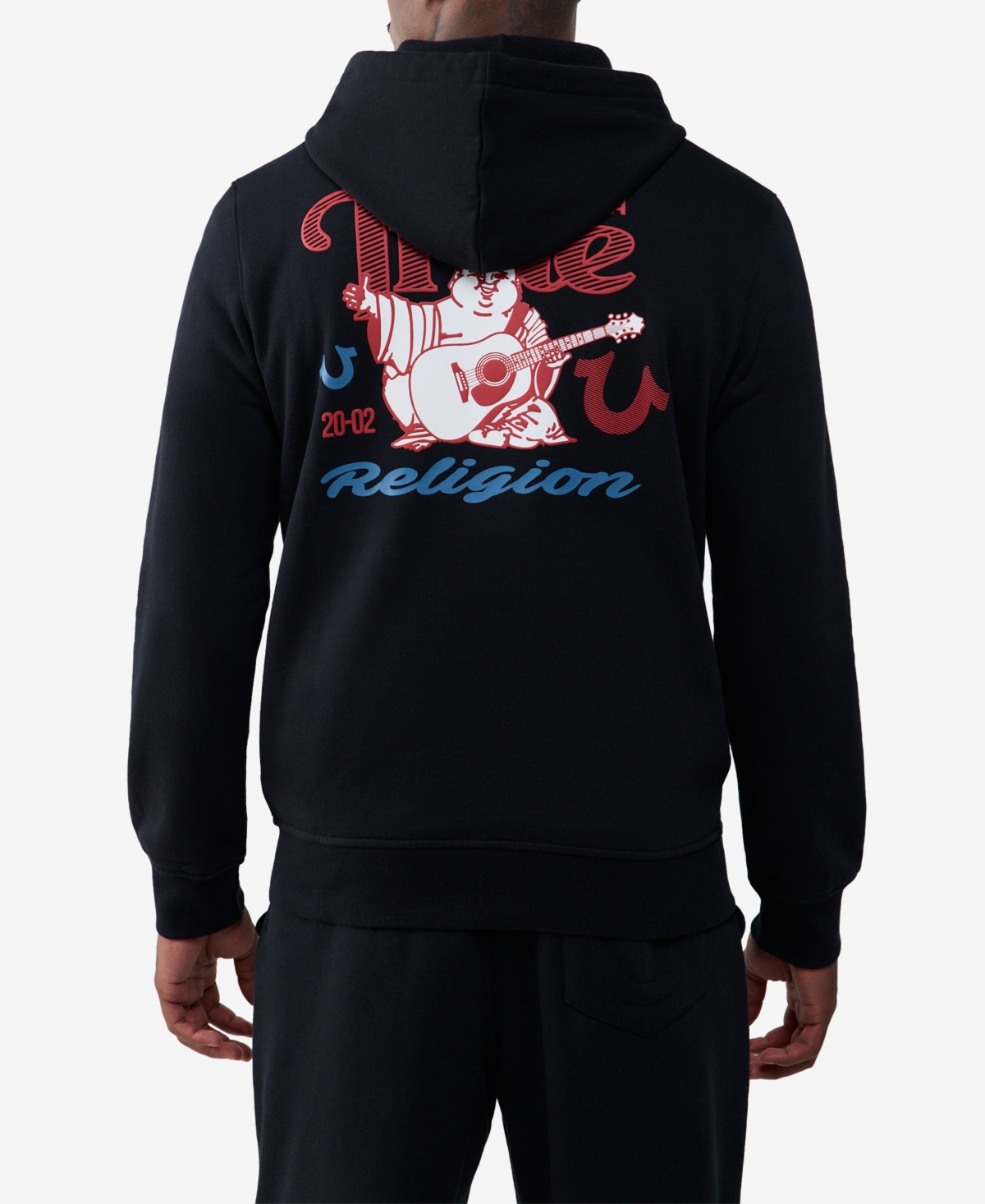 Click here for True Religion Mens Usa Zip Hoodie - Jet Black prices