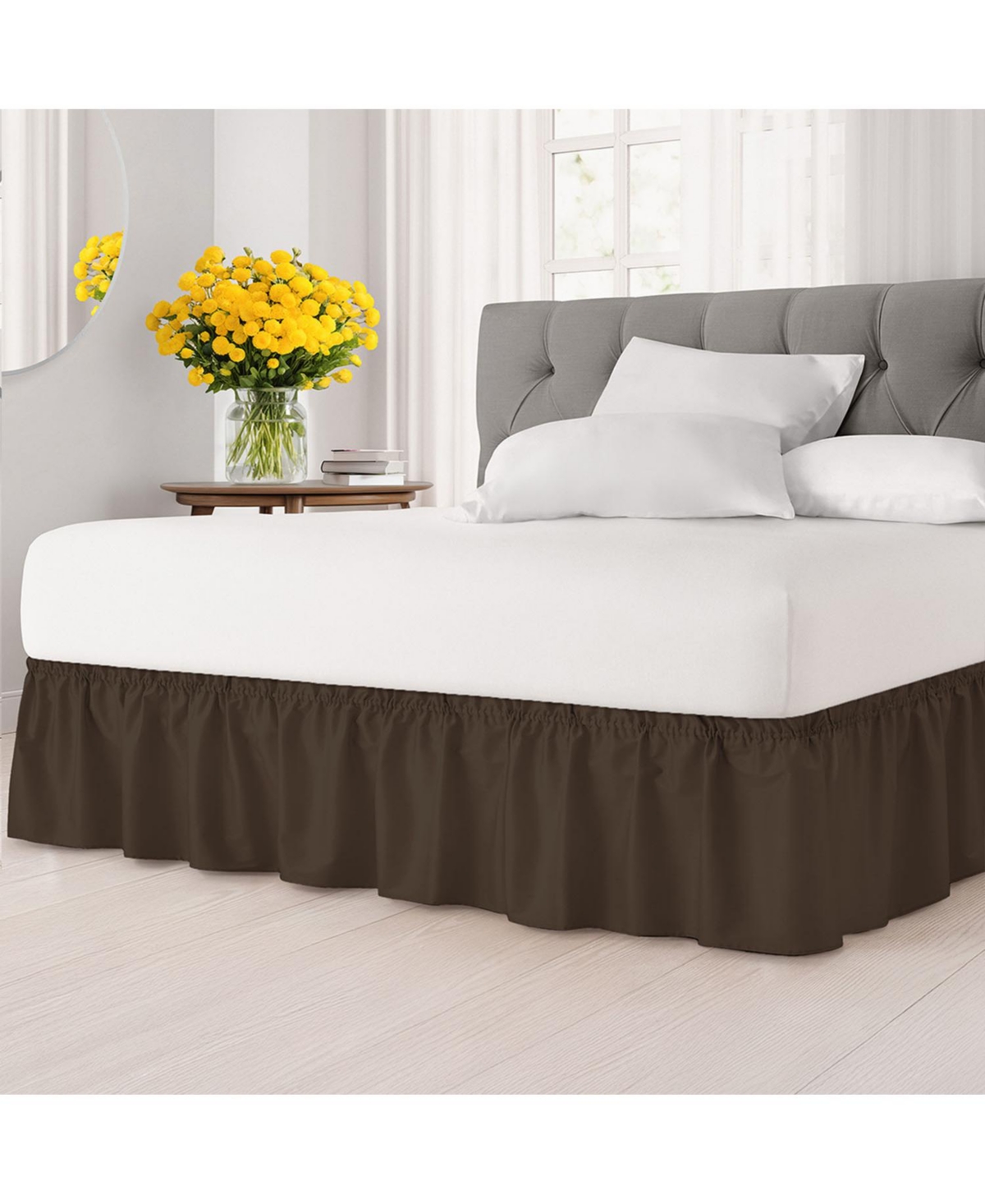 Click here for Cgk Unlimited Ruffled Elastic Wrap Around Bedskirt... prices