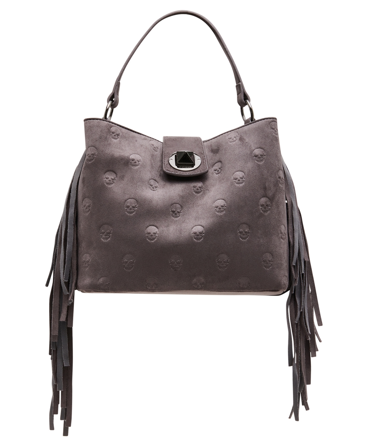 Click here for Betsey Johnson Skully Fringe Small Bucket Handbag... prices