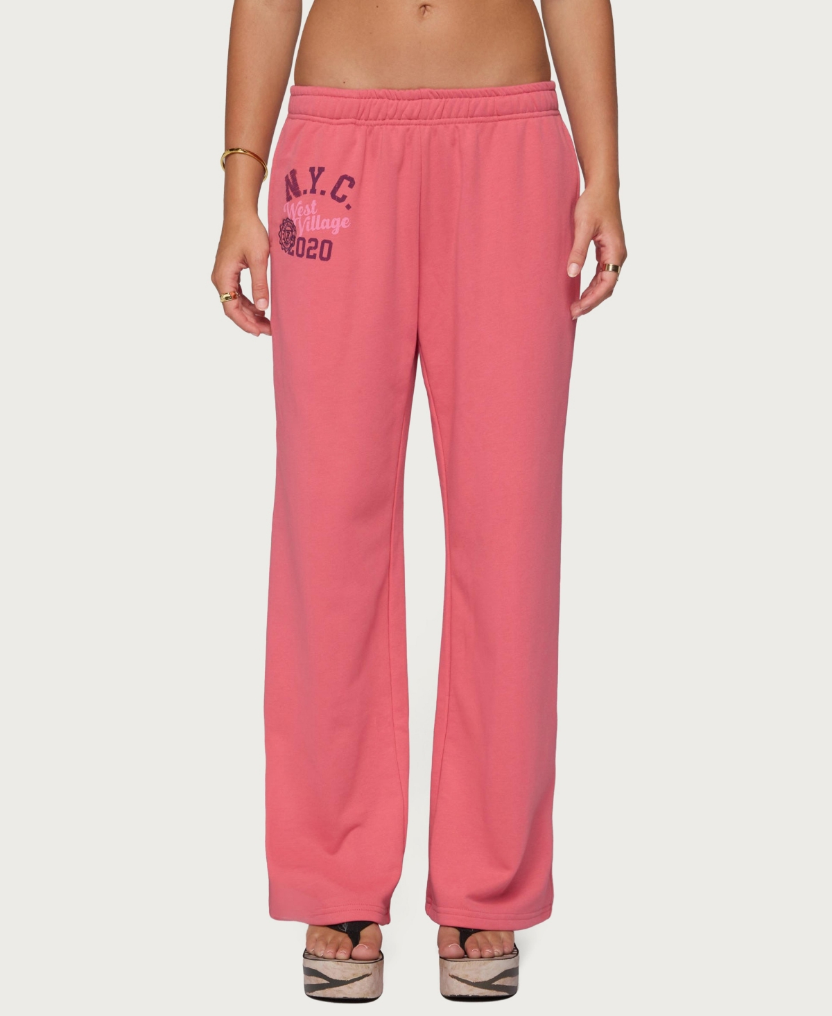 Click here for Edikted Womens 2020 Sweatpants - Pink prices