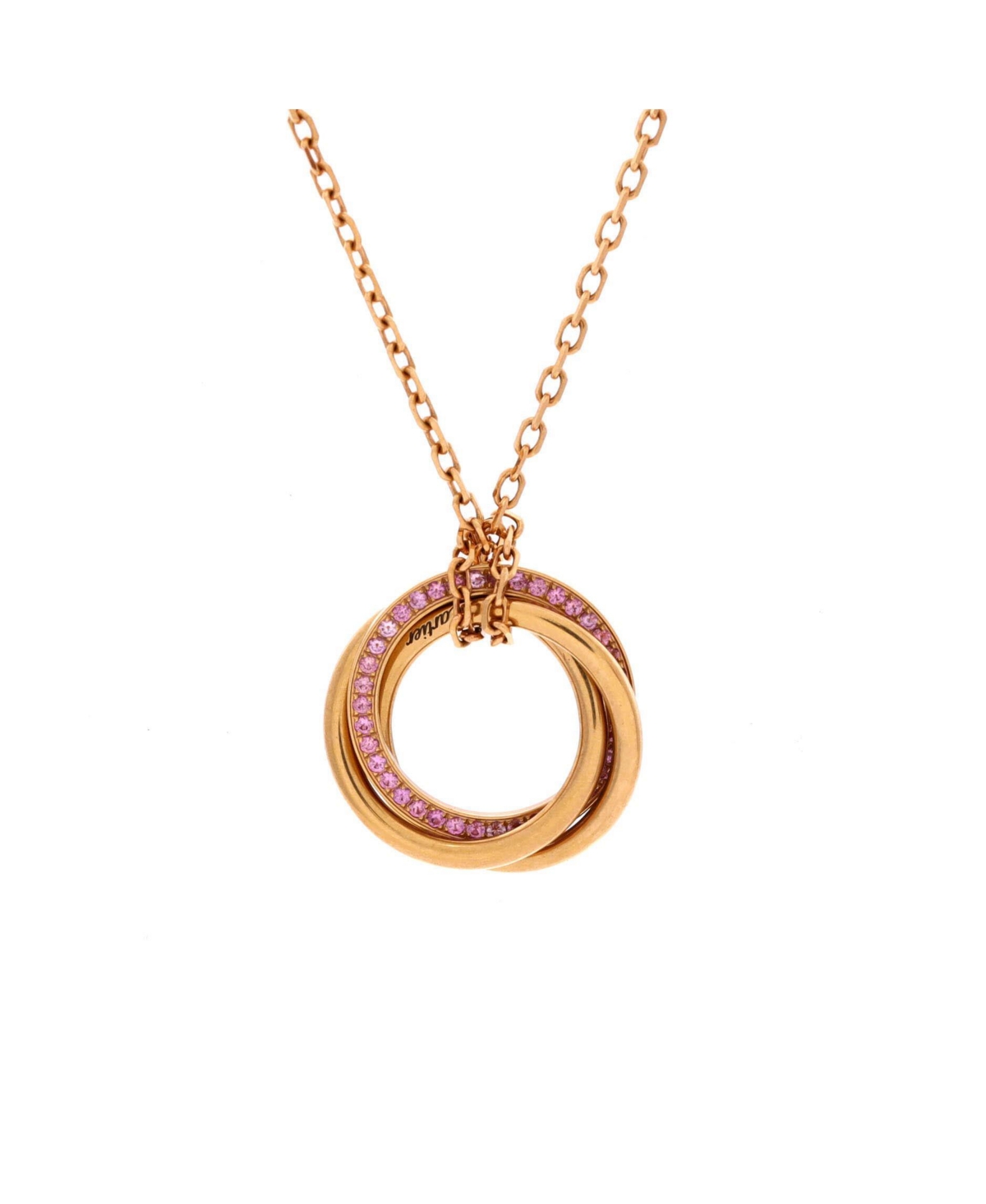Click here for Pre-Owned Cartier Trinity Pendant Necklace - 18k r... prices