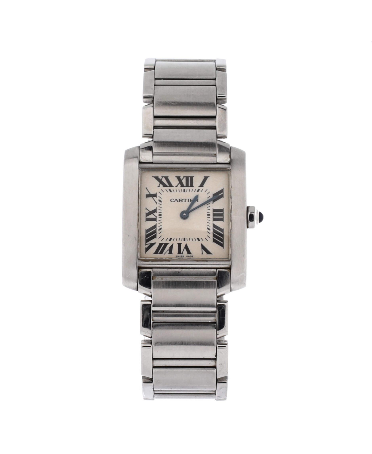 Click here for Pre-Owned Cartier Tank Francaise Quartz Watch in S... prices