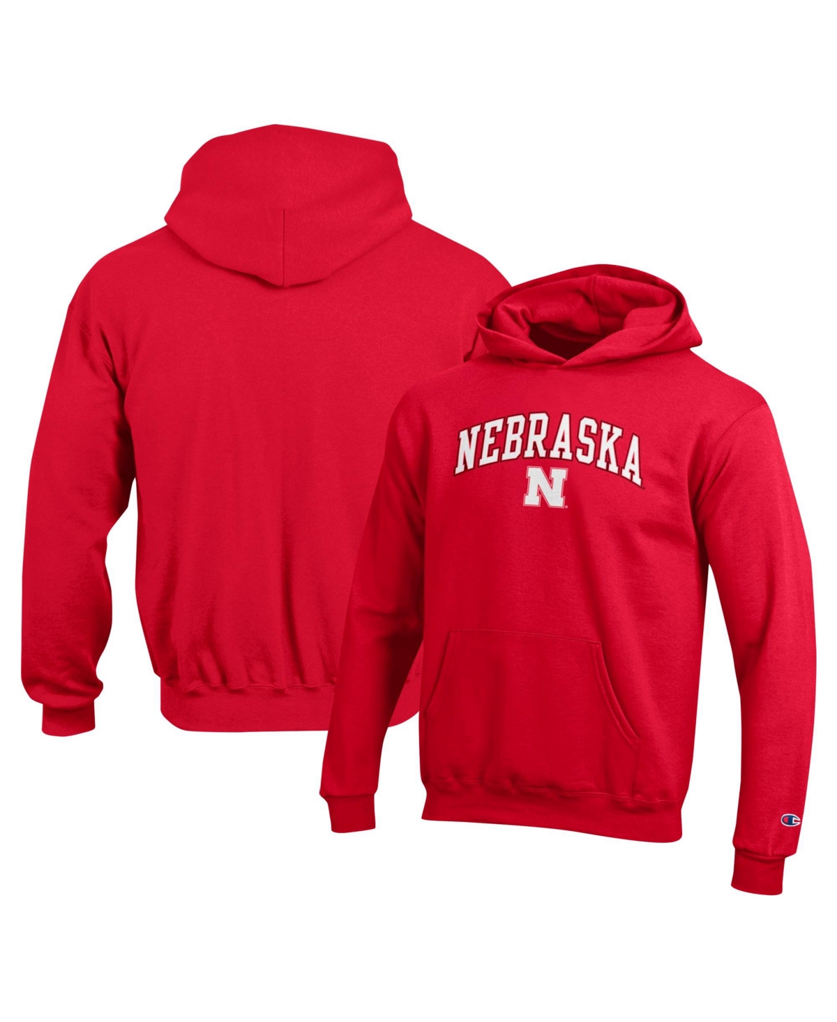 Click here for Champion Big Boys and Girls Scarlet Nebraska Huske... prices
