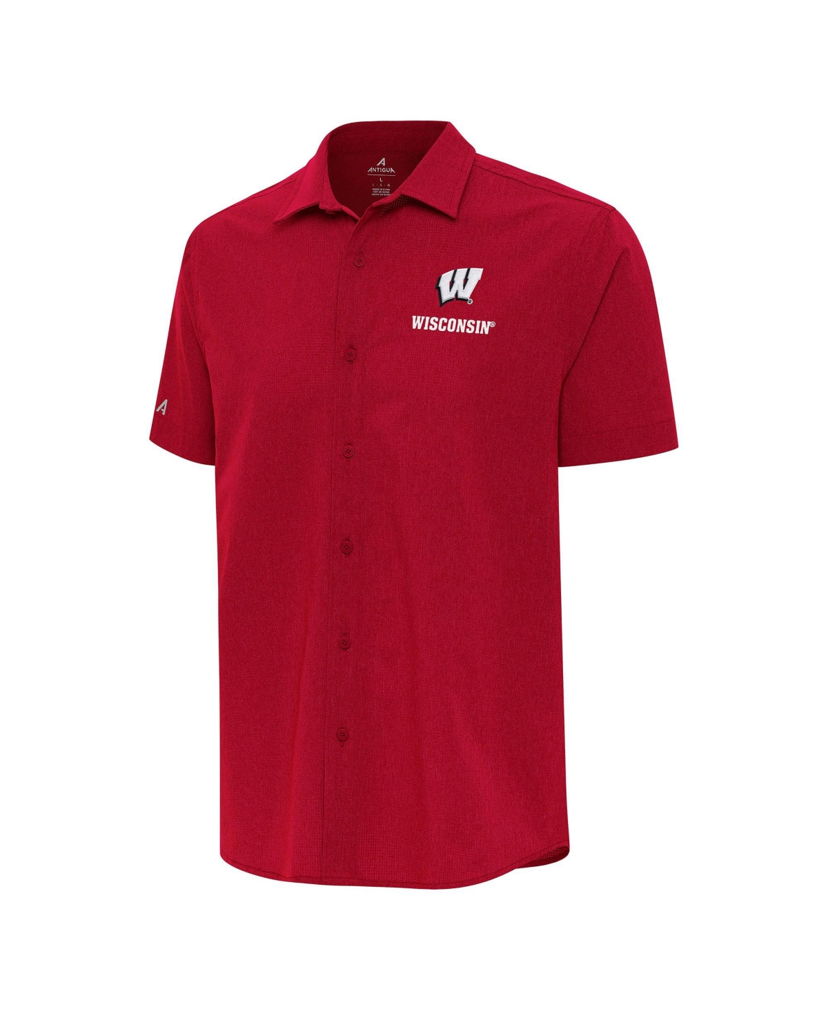 Click here for Antigua Mens Red Wisconsin Badgers Activate Woven... prices