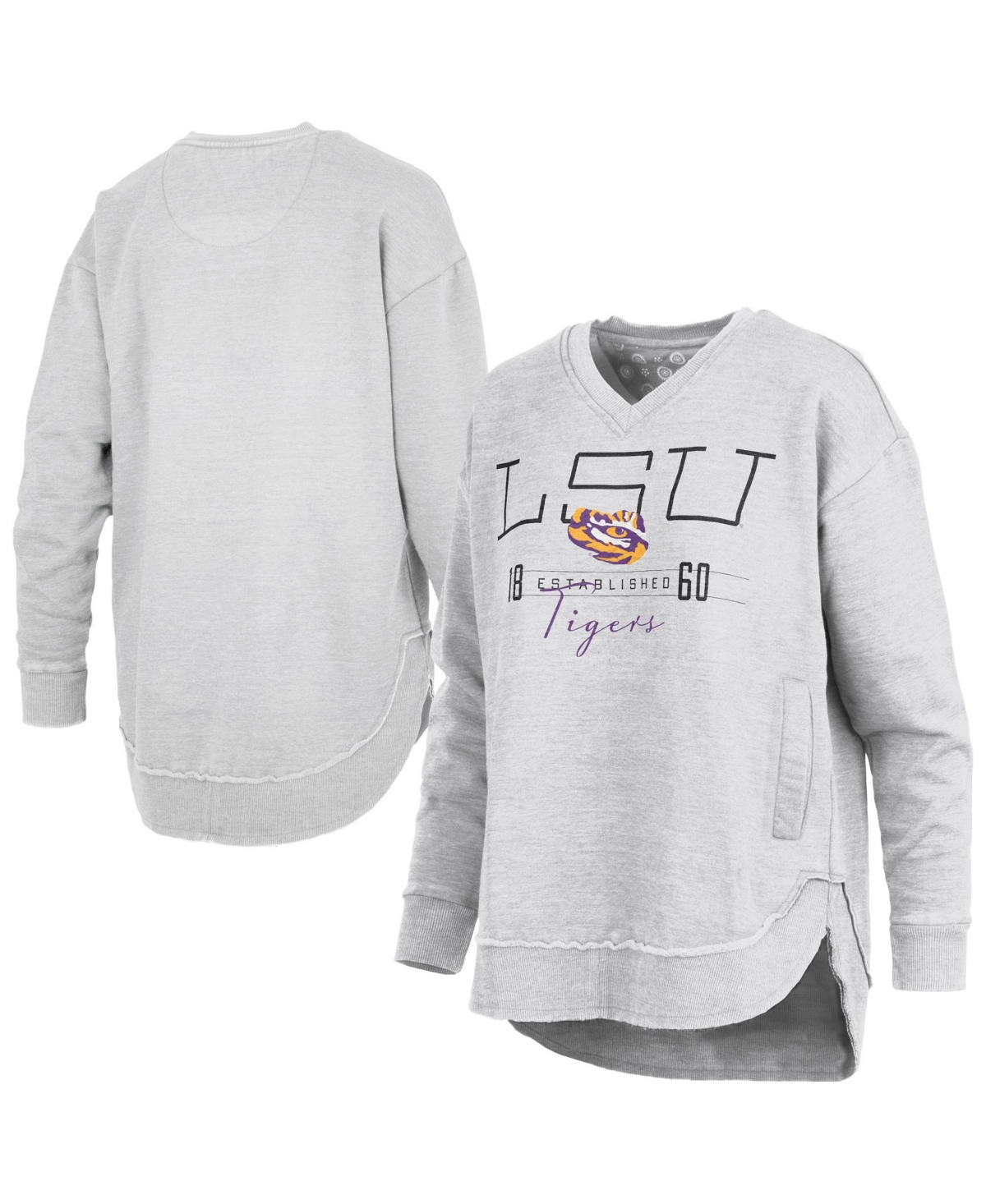 Click here for Pressbox Womens Lsu Tigers Marcus East Hall Poncho... prices
