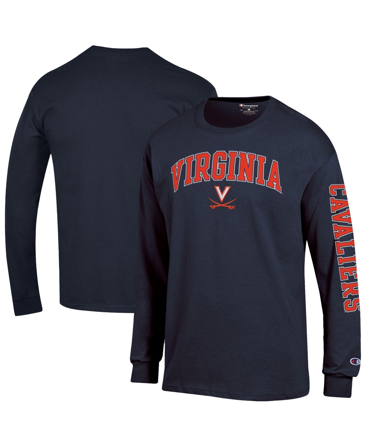 Click here for Champion Mens Navy Virginia Cavaliers Arch Over Lo... prices