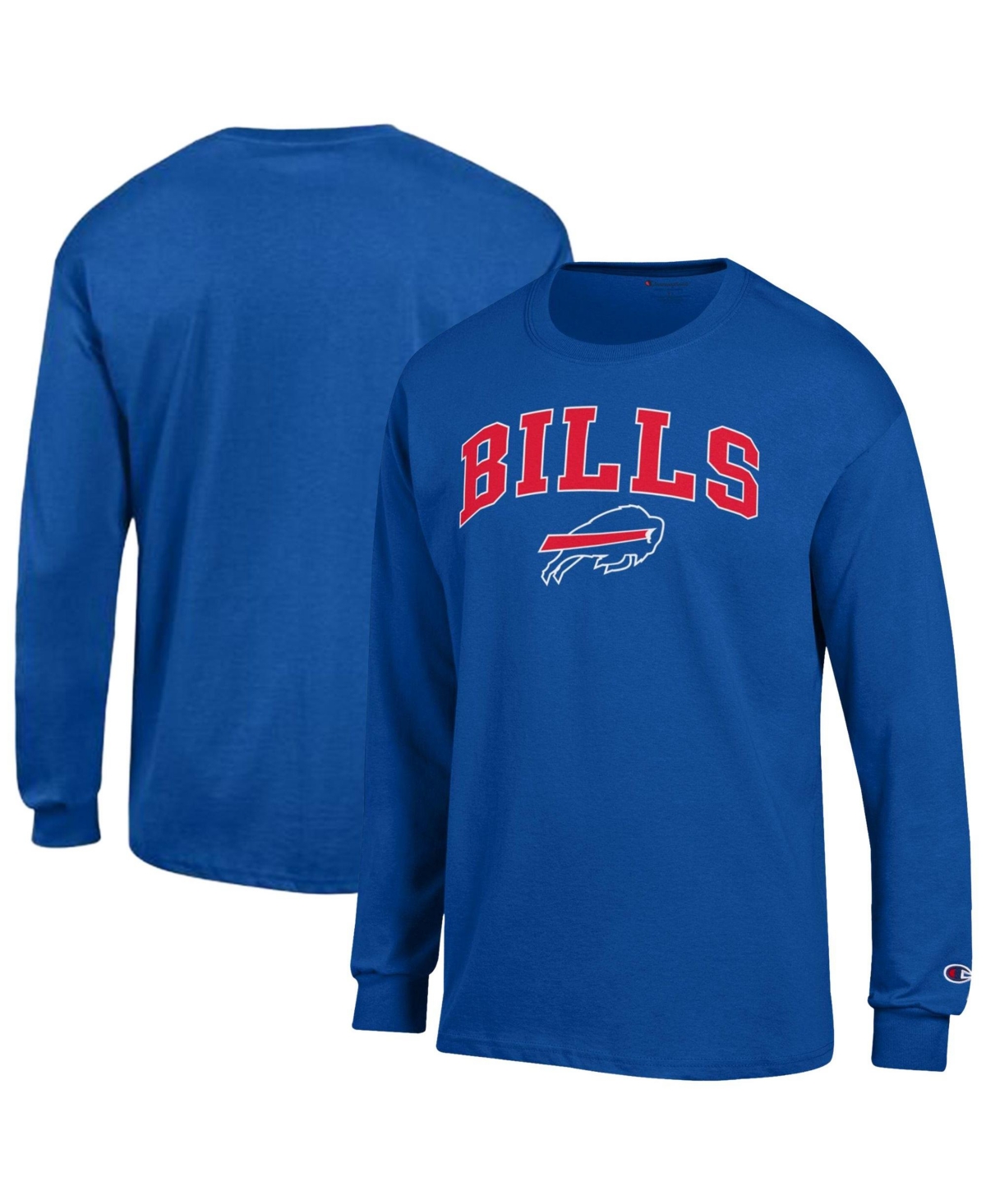 Click here for Champion Mens Royal Buffalo Bills Arch Over Logo L... prices