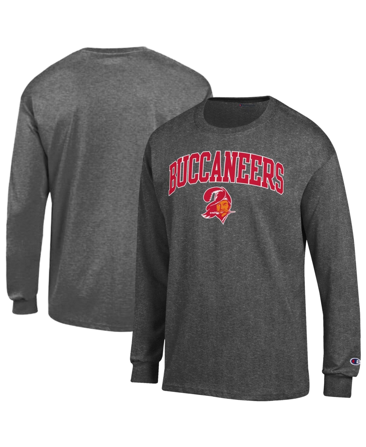 Click here for Champion Mens Heather Charcoal Tampa Bay Buccaneer... prices
