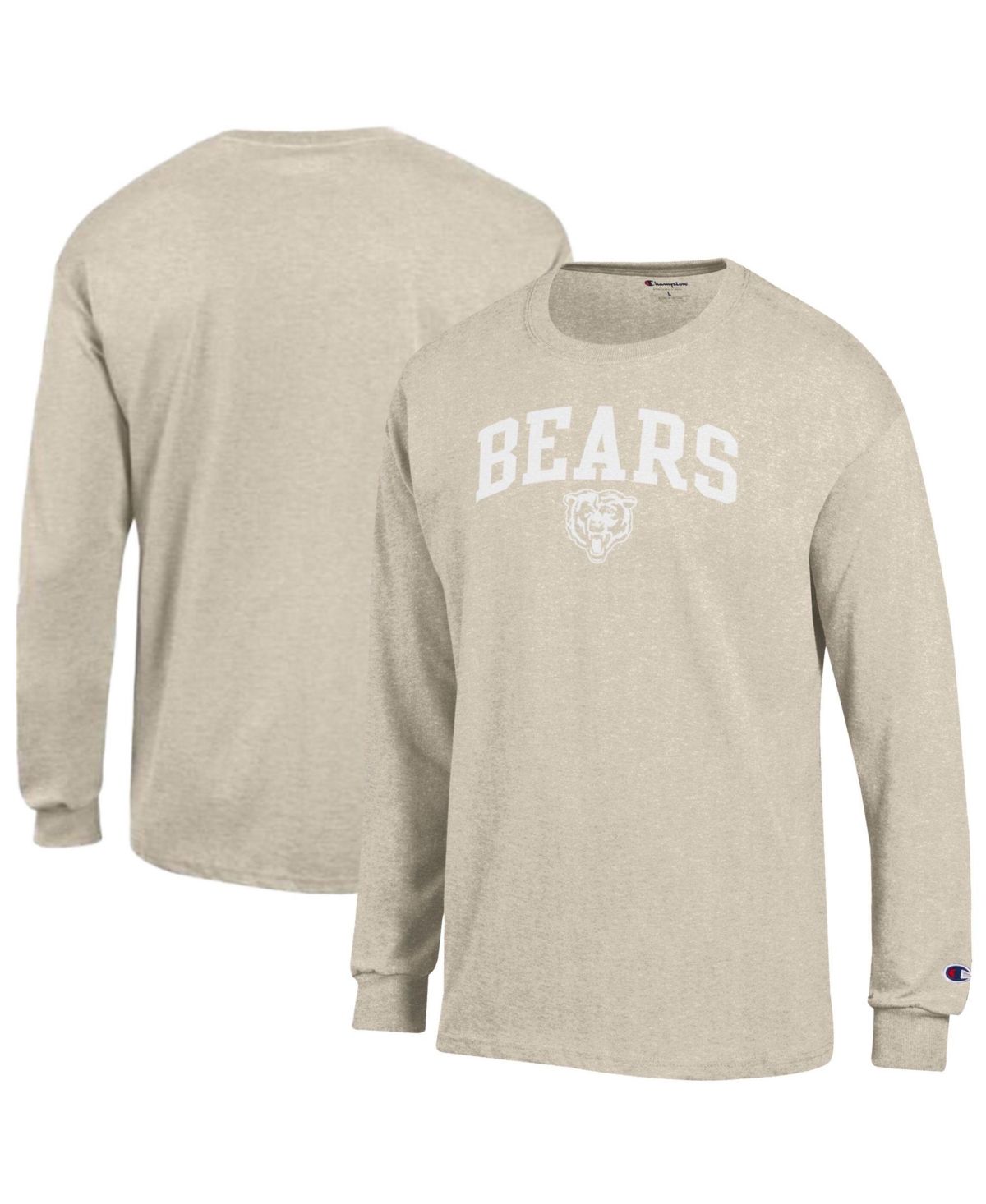 Click here for Champion Mens Heather Oatmeal Chicago Bears White... prices